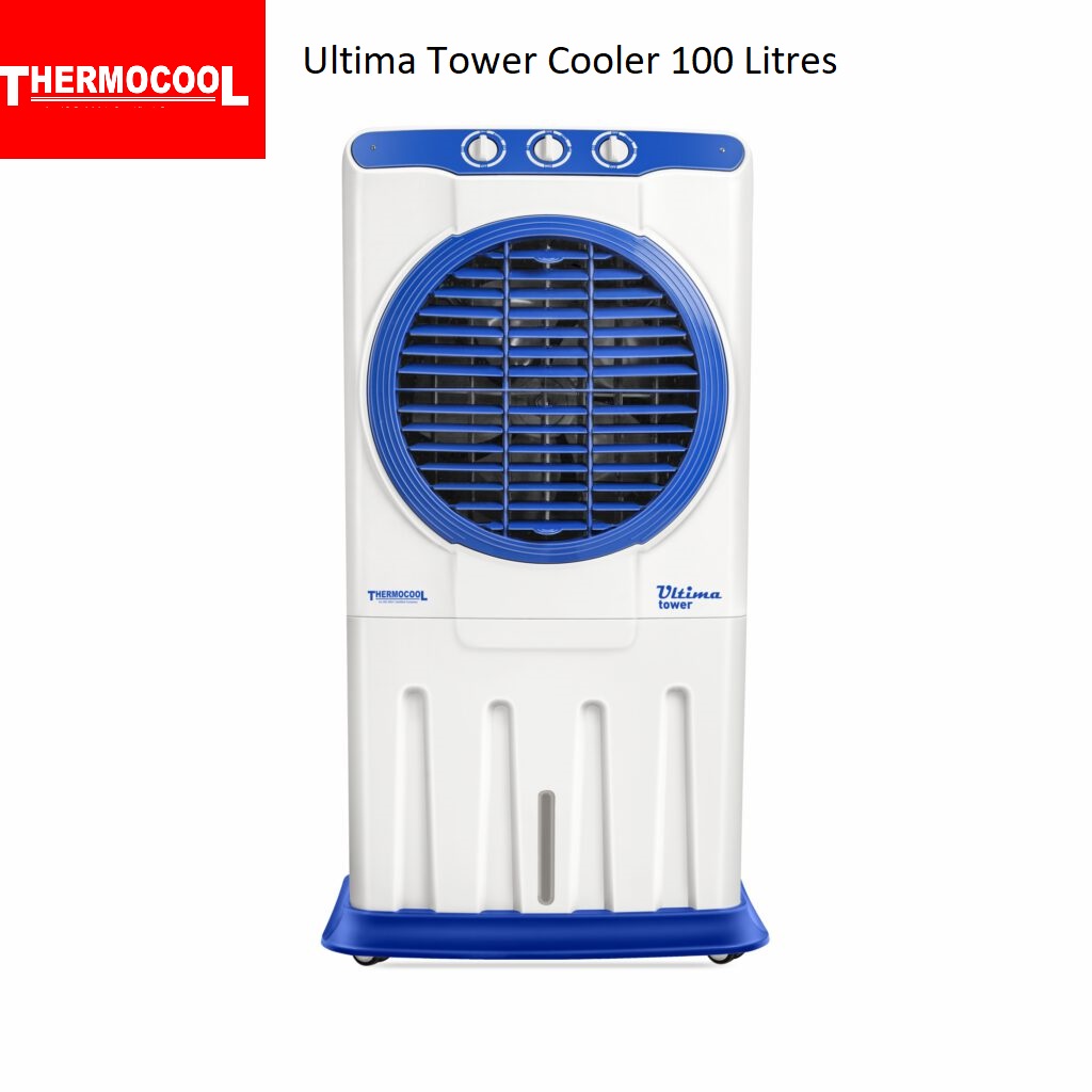 Thermocool Ultima Tower 100L 100 L Room/Personal Coolers White & Blue